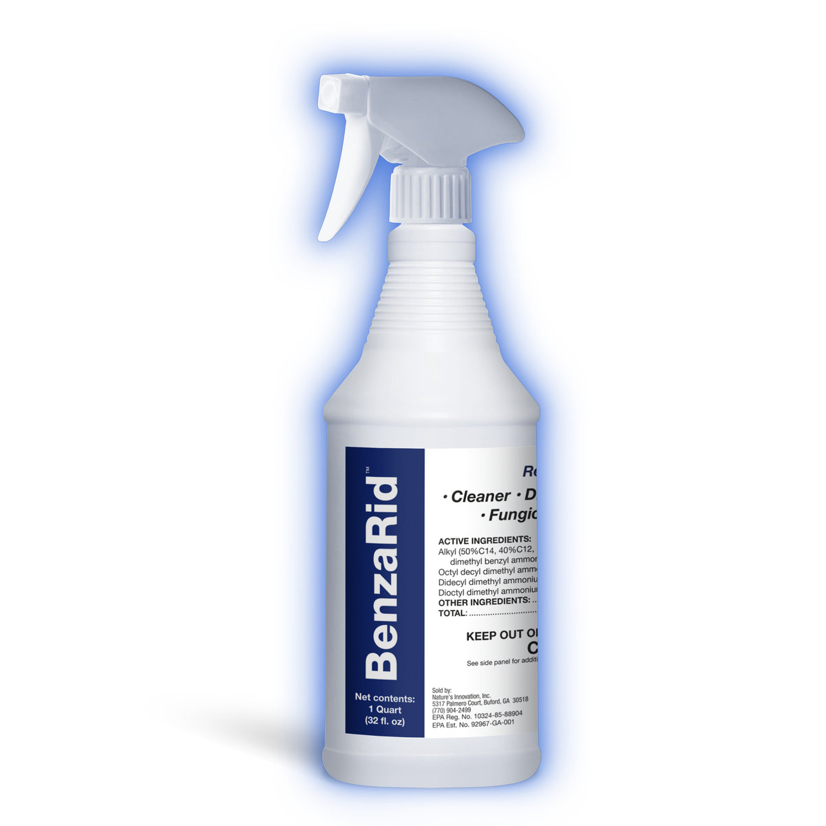 32 oz Disinfectant, Virucide and Fungicide – BenzaRid